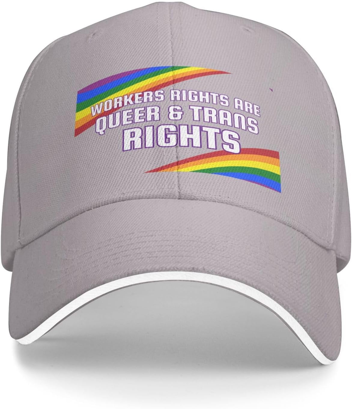 Workers Rights are Trans Hat Rainbow LGBT Rights Pride Gay Baseball Cap ...