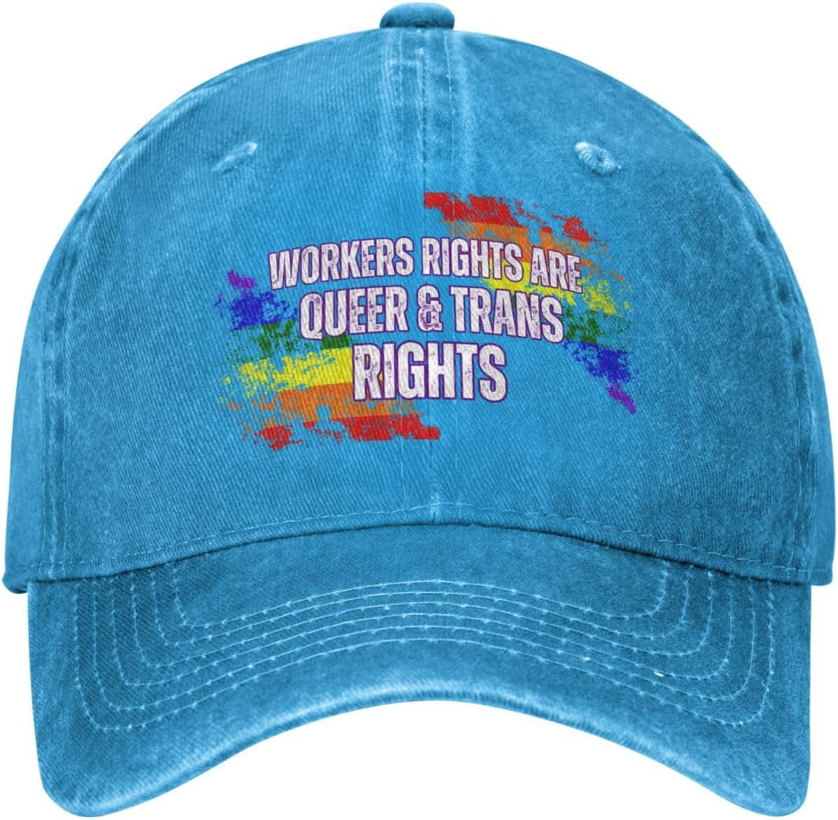 Workers Rights are Trans and Queer Rights Flag 3x5 Rainbow LGBT Rights ...