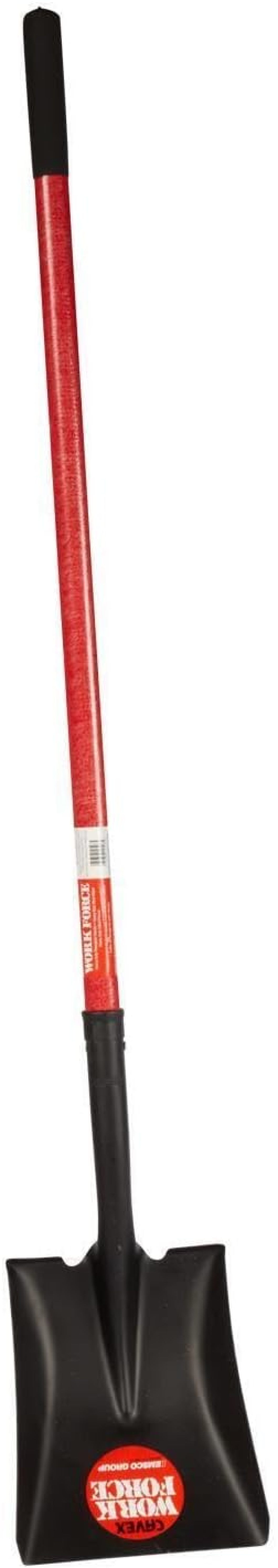 Workforce Tools Sturdy 48 Fiberglass Handle-Heavy Duty 16 Gauge Steel ...