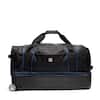 Workhorse 30 in. Black and Blue Rolling Duffel Bag Retractable Pull ...