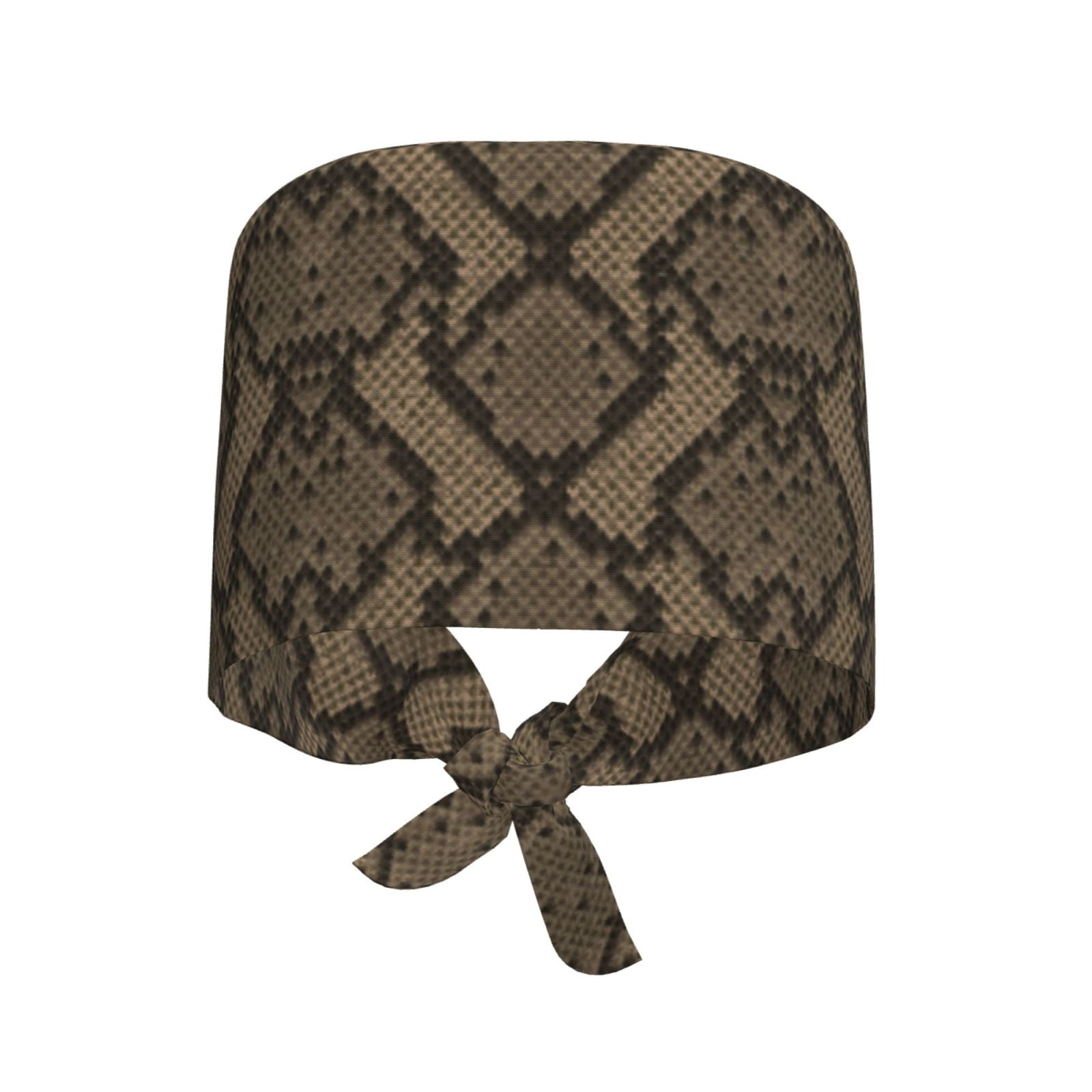 Working Cap Snake Skin Pattern Scrub Cap Unisex Surgical Cap Scrub Hat ...