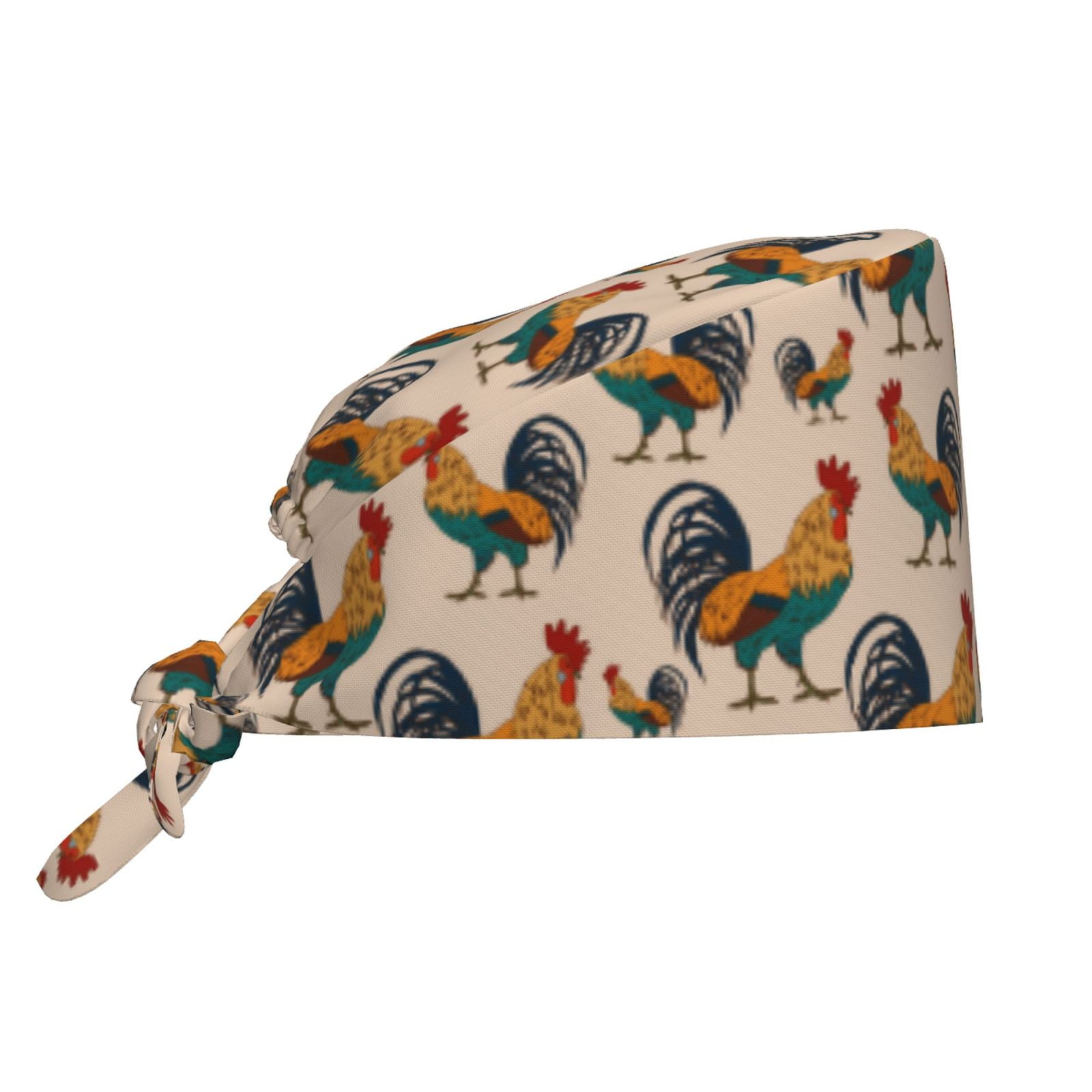 Working Caps, Cartoon Cute Rooster Chicken Cleaning Cap with Adjustable ...