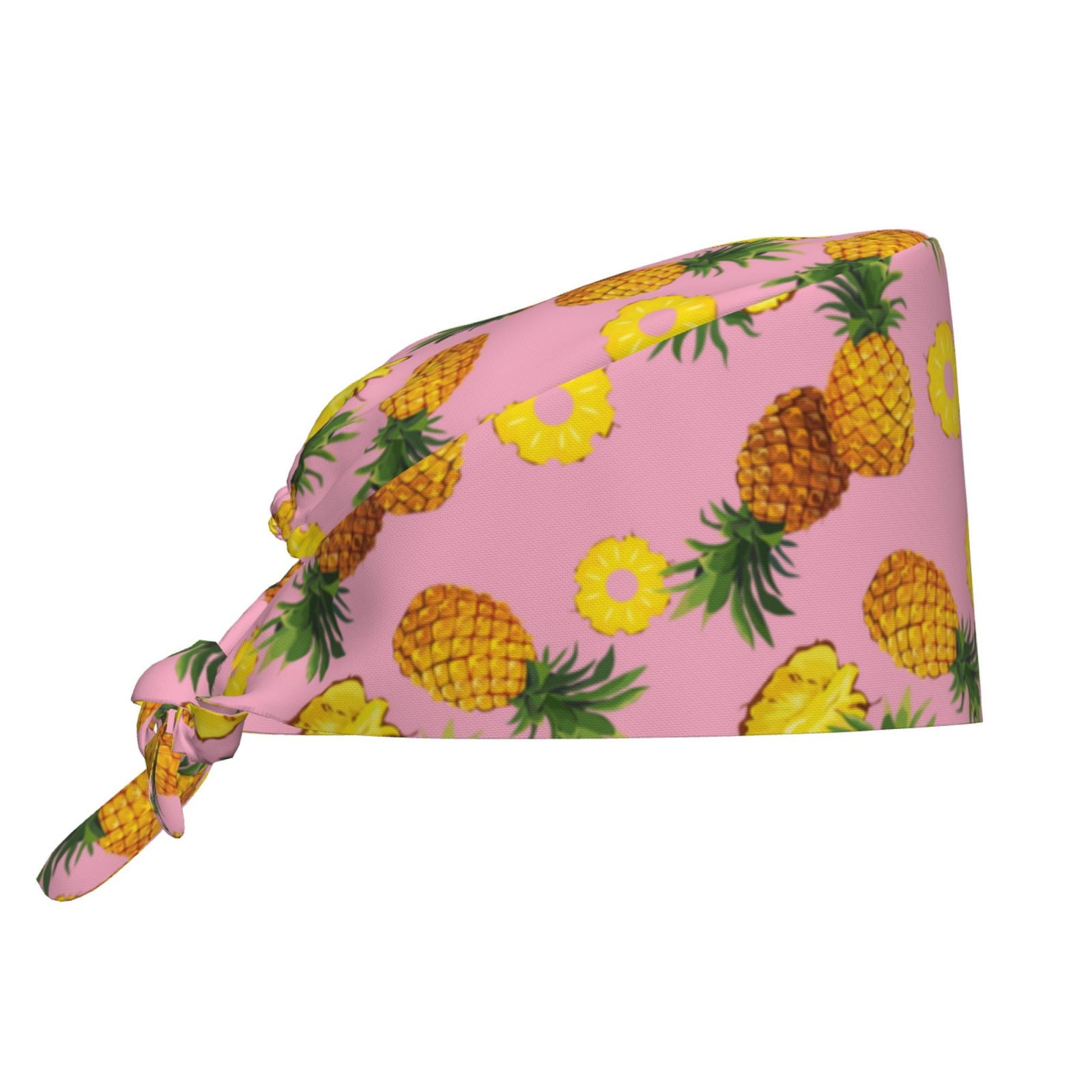 Working Caps, Cute Pineapple Fragrant Cleaning Cap with Adjustable Tie ...