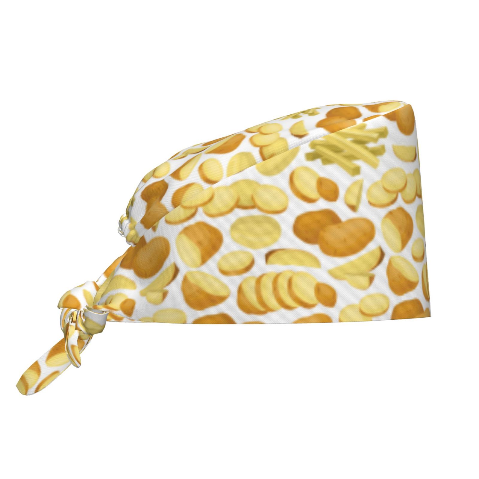 Working Caps, potato chips fries Cleaning Cap with Adjustable Tie ...
