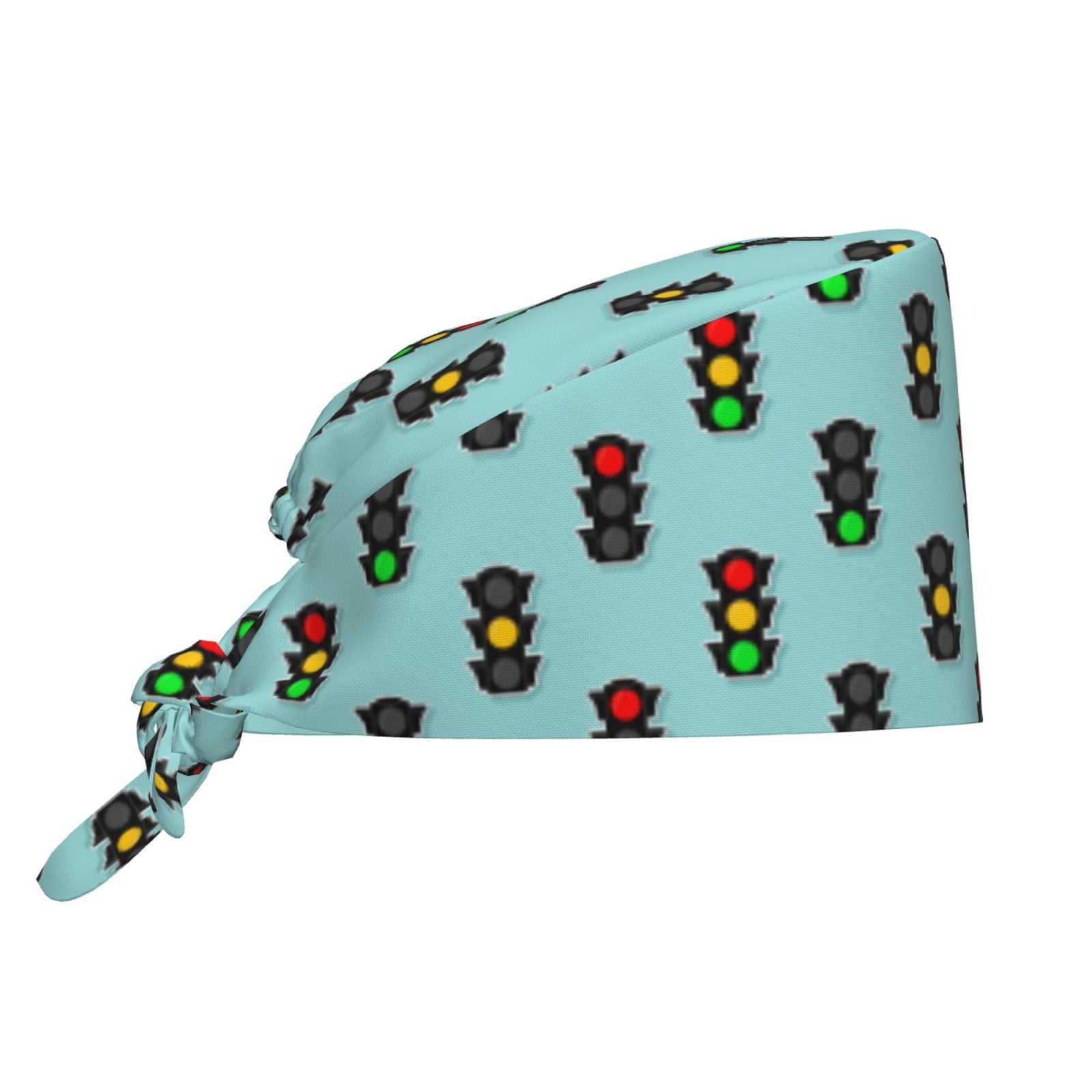 Working Caps, traffic light Pattern Cleaning Cap with Adjustable Tie ...