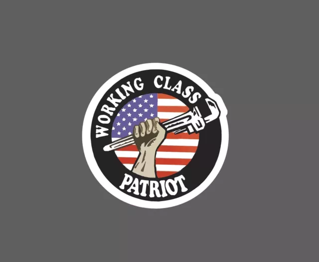 Working Class Sticker Patriot Waterproof Sticker Phone Decal Water ...