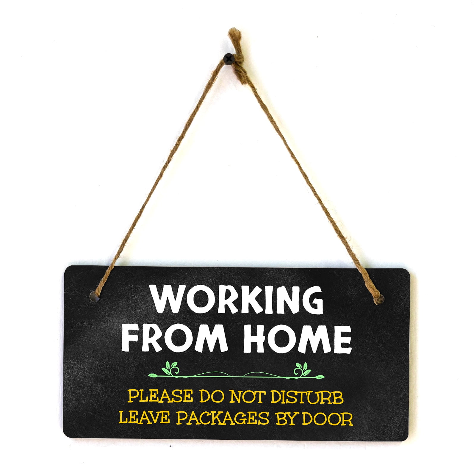 Working From Home Please Do Not Disturb Leave Packages By Door 5x10 ...