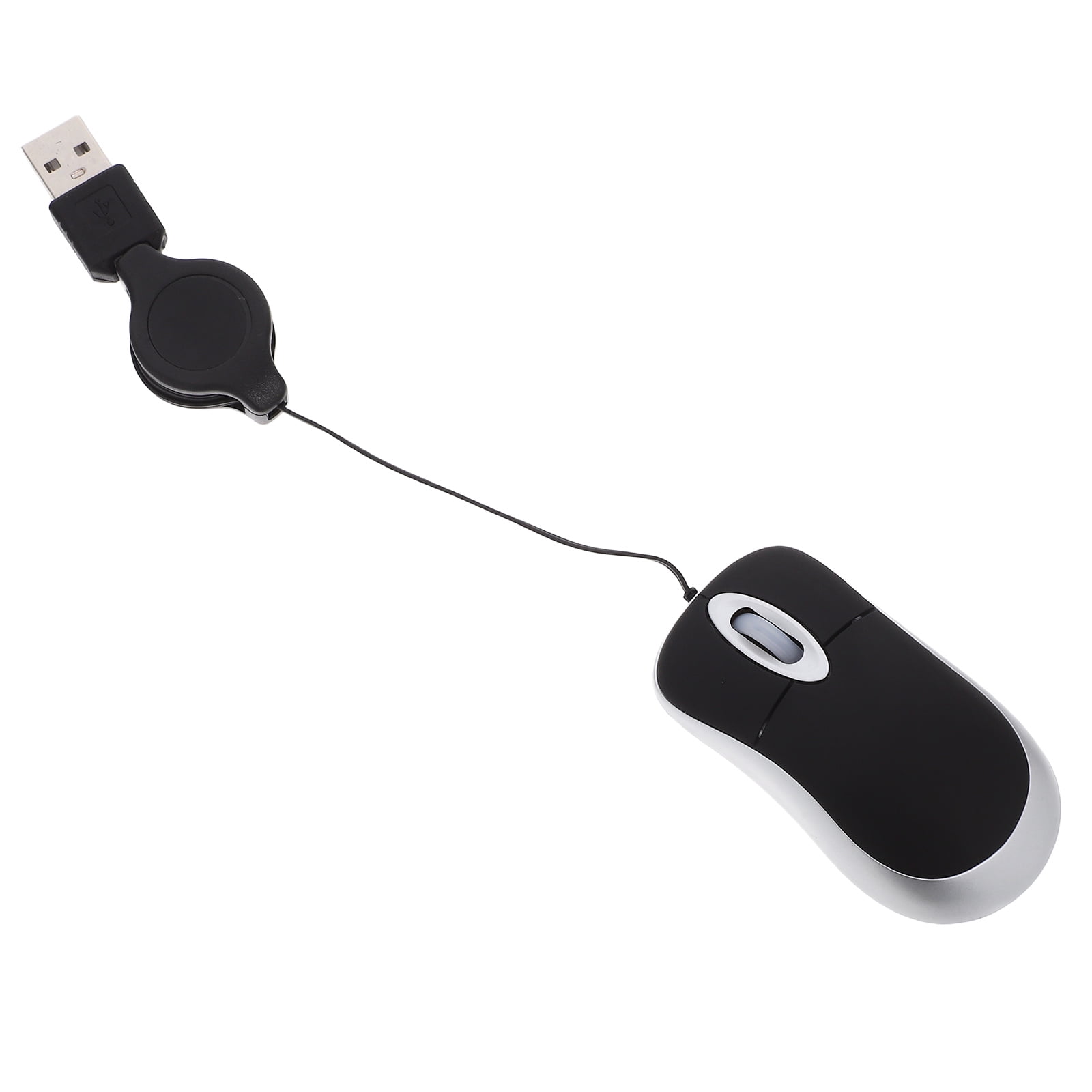 Working Mouse Notebook Mini Trackball Portable Wired Girl Black ...