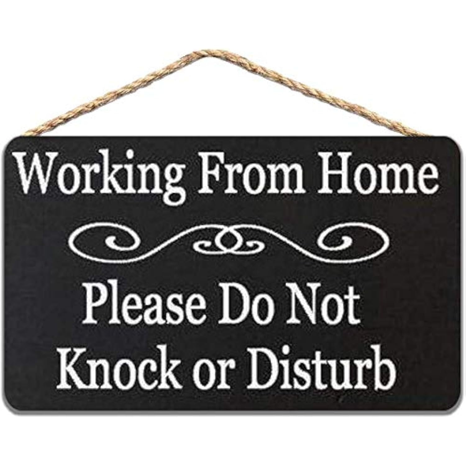 Working from Home Please Do Not Knock Or Disturb Wood Sign Dining Break ...