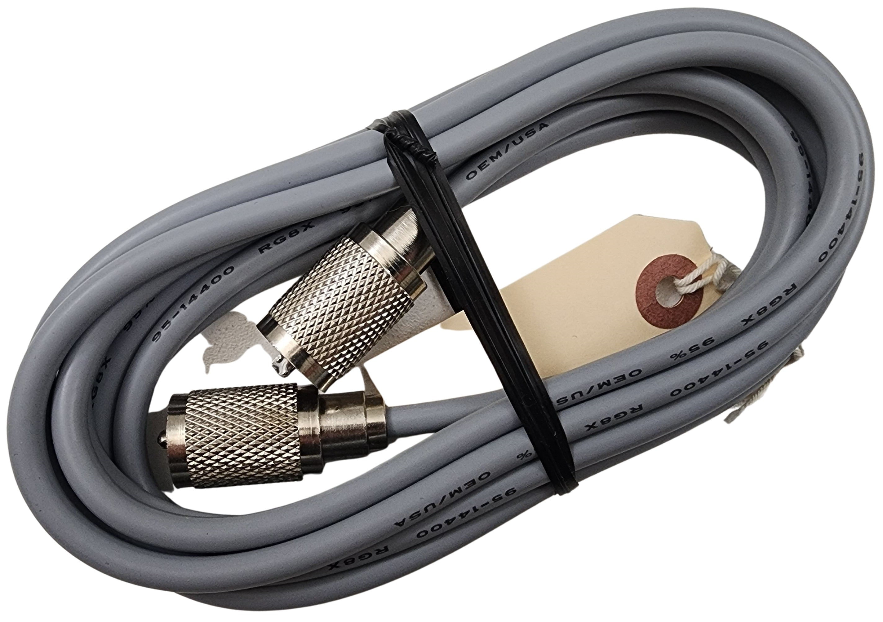 Workman 8X-9-PL-PL-A CB / HAM Radio 9 Foot RG8X Antenna Coaxial Cable w ...