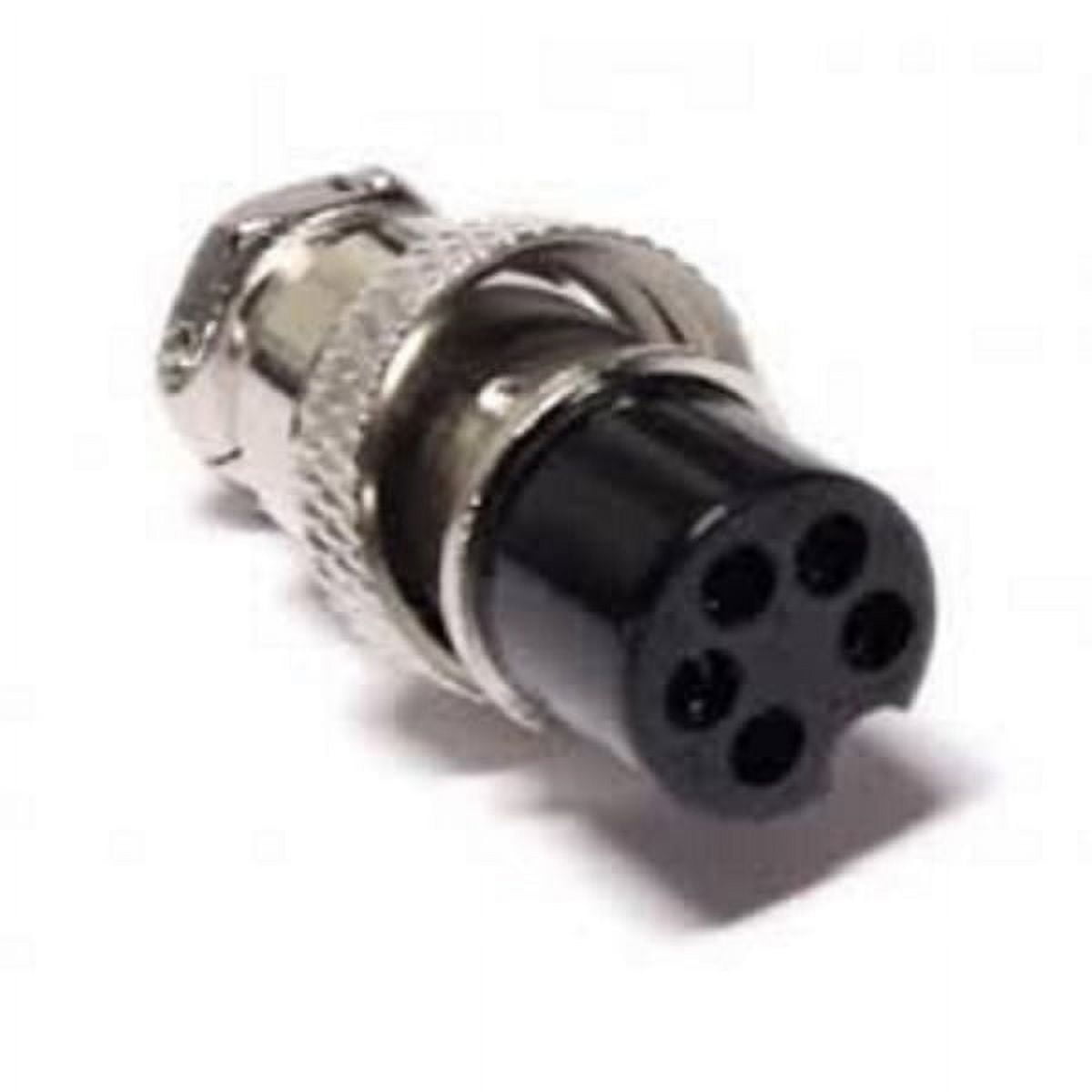 Workman C-5 5-Pin Female Microphone Plug Ham Radio CB Mic - Walmart.com