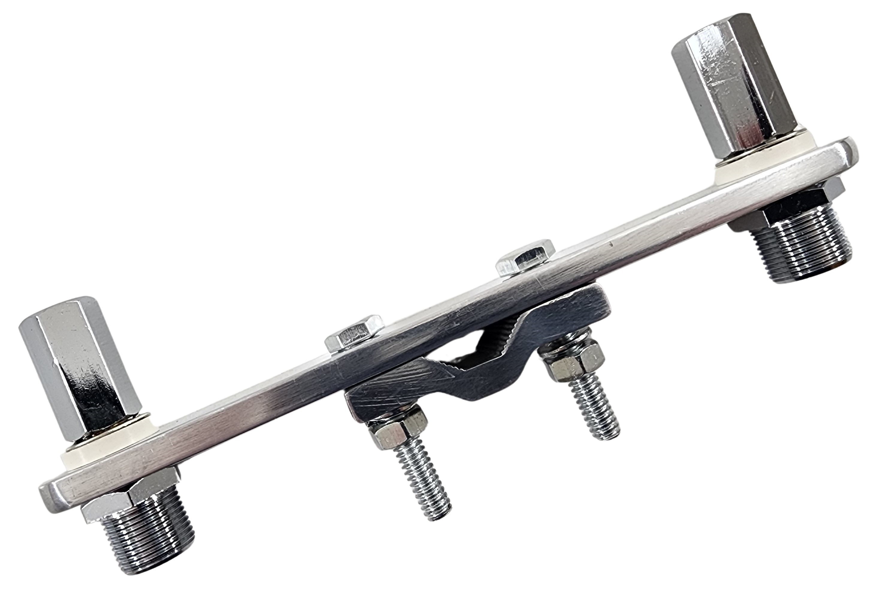 Workman DAM-1 Dual Antenna Flat Bar Mirror CB Radio Mount Bracket w ...