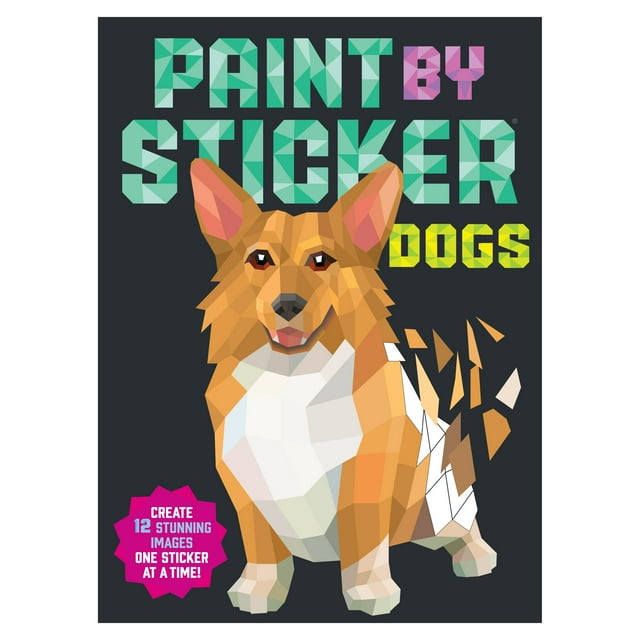 Workman Publishing Art Book: Paint by Sticker Series - Dogs - Walmart.com