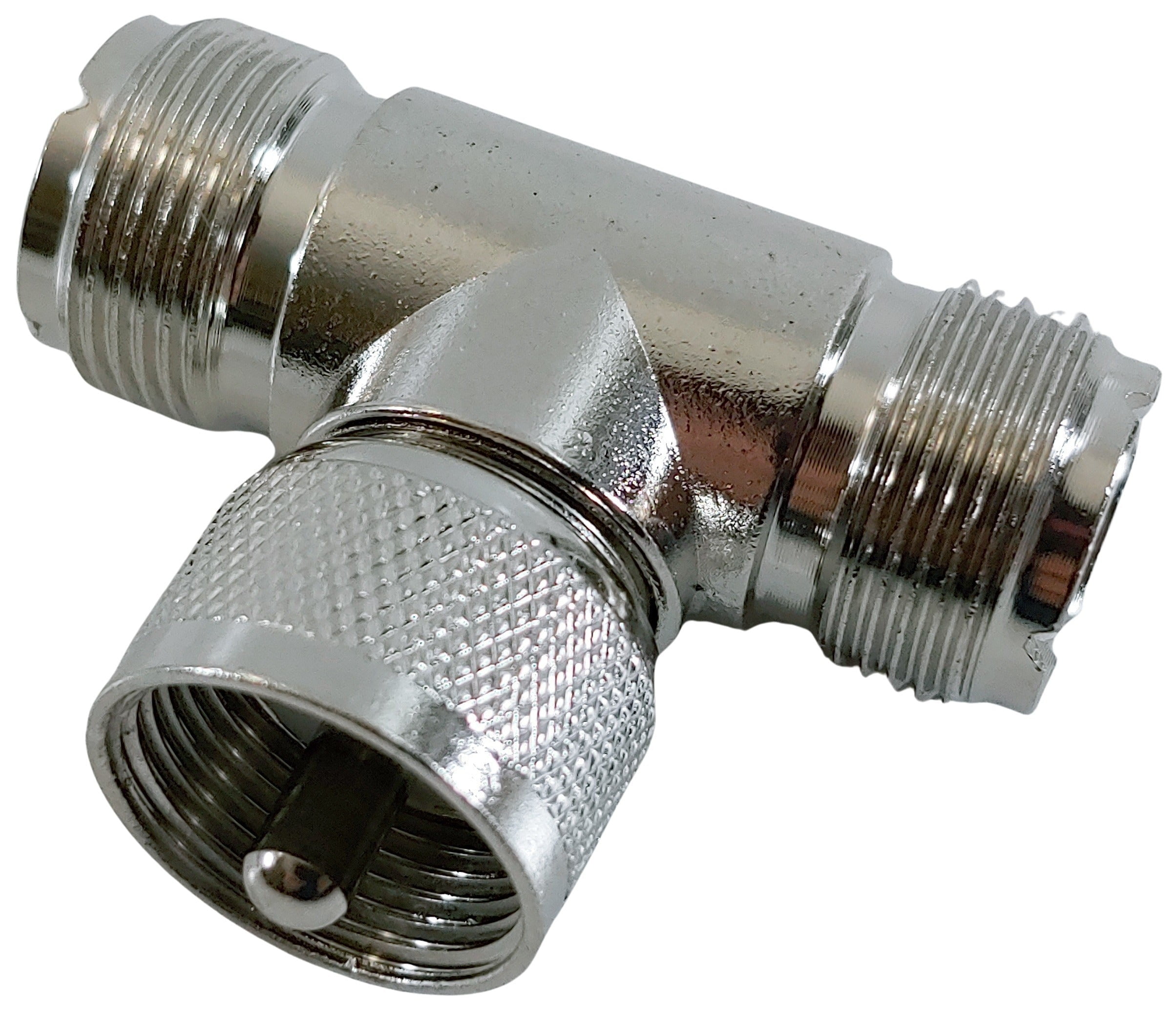 Workman TAT CB / Ham Radio "T" Connector (Female-Male-Female) Coax ...