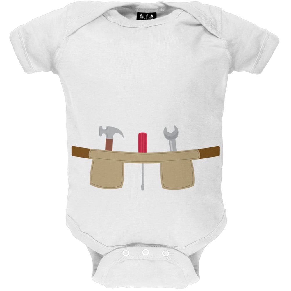 Workman Tool Belt Costume Baby One Piece - 3-6 months - Walmart.com