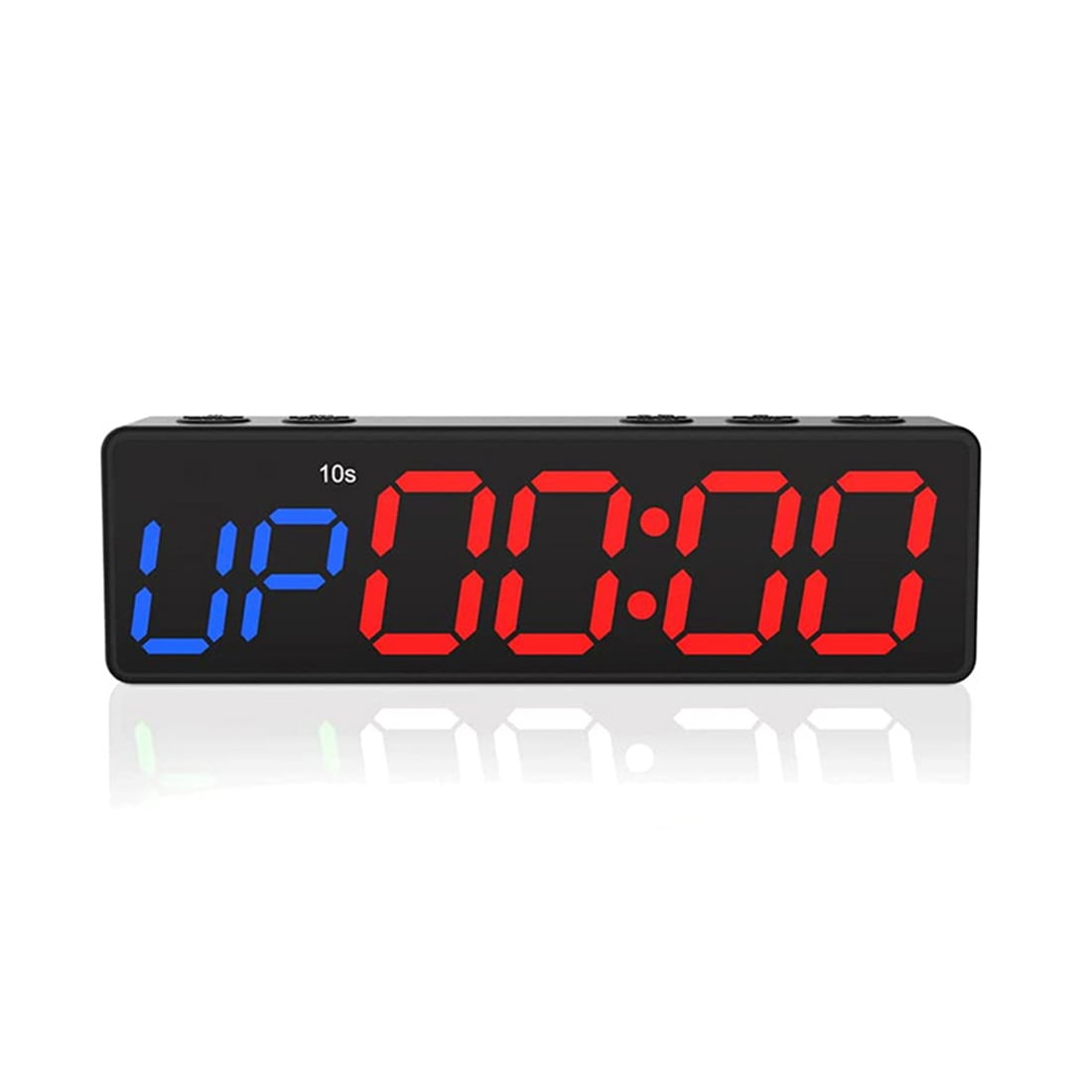 Workout Clock with Battery, Portable Mini Gym with Built-in Magnet for ...