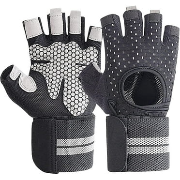 Atercel Workout Gloves for Men Women Gym Weight Lifting Gloves With Hooks Black XL - Walmart.com