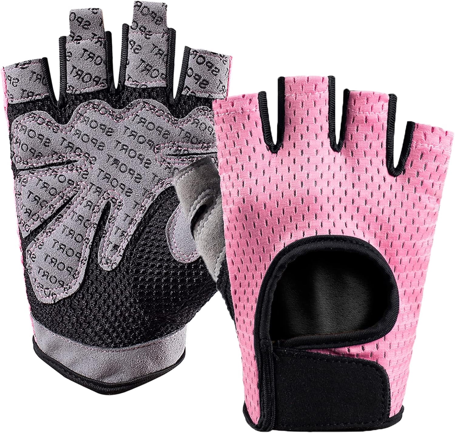 Workout Gloves for Men & Women, Fingerless Breathable & Full Palm ...
