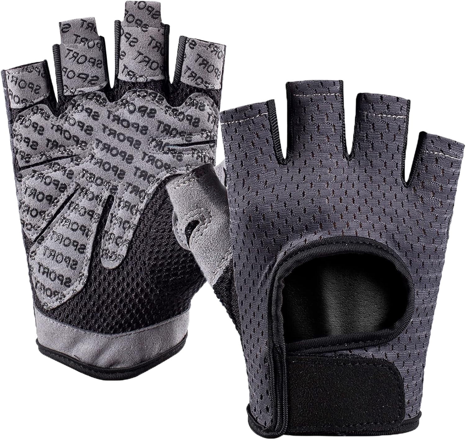 Workout Gloves for Men & Women, Fingerless Breathable & Full Palm ...