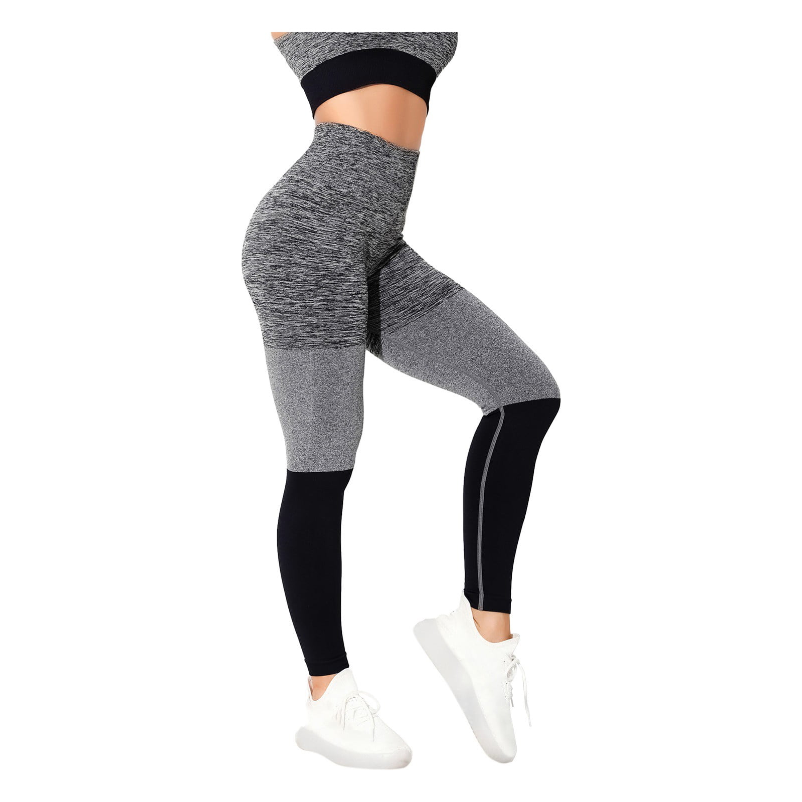 Workout Leggings For Women Fitness Exercise Waist Seamless Lift Tights ...