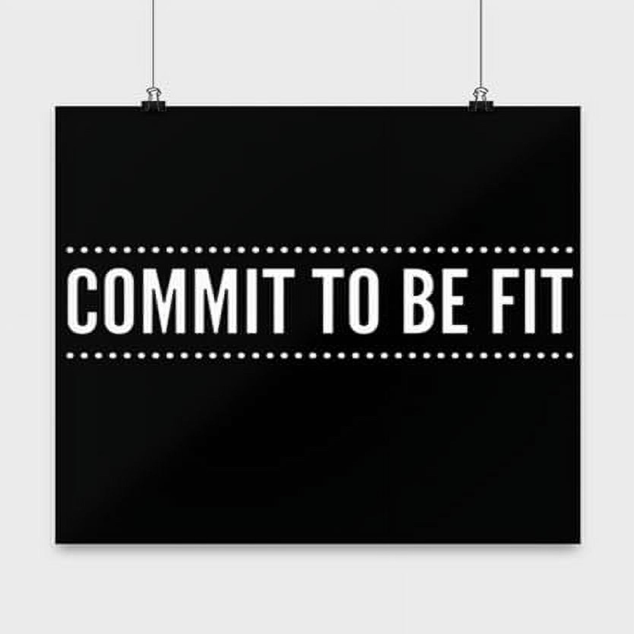 Gym Motivation Wall Art - Fitness Enthusiast - 13x13 Poster Print ...