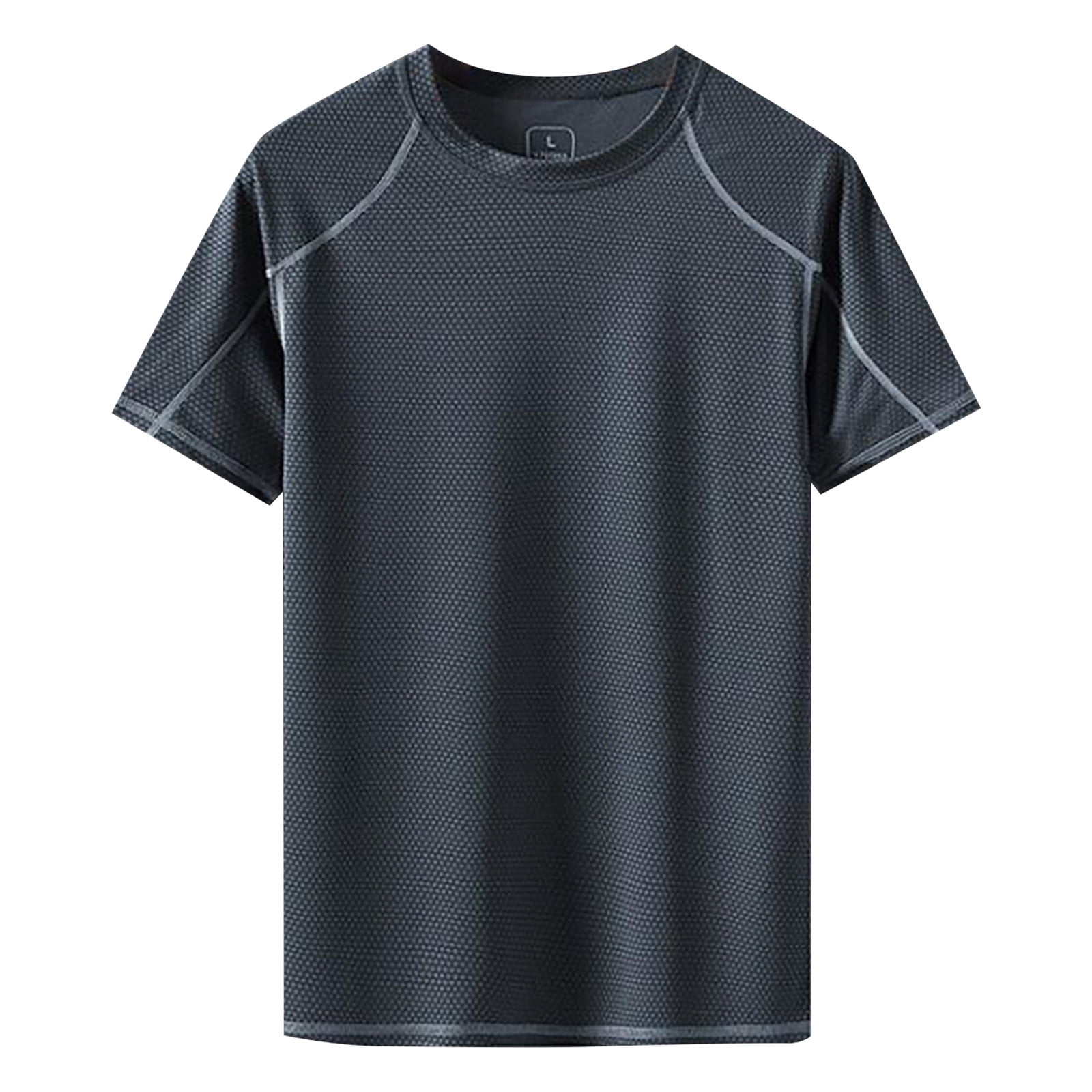 Workout Shirts for Men, Moisture Wicking Quick Dry Active Athletic Men ...