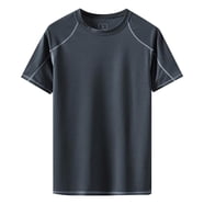 4 Pack: Daresay Mens Dri Fit Shirts Moisture Wicking Tshirt For Men Gym ...