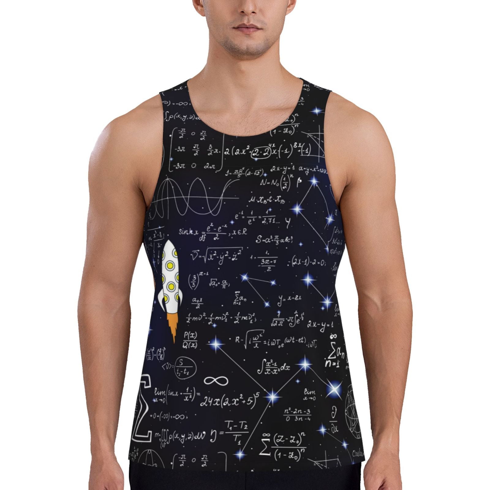 Workout Tank Tops Men, Physical Formulas Quick Dry Sleeveless Shirt For ...