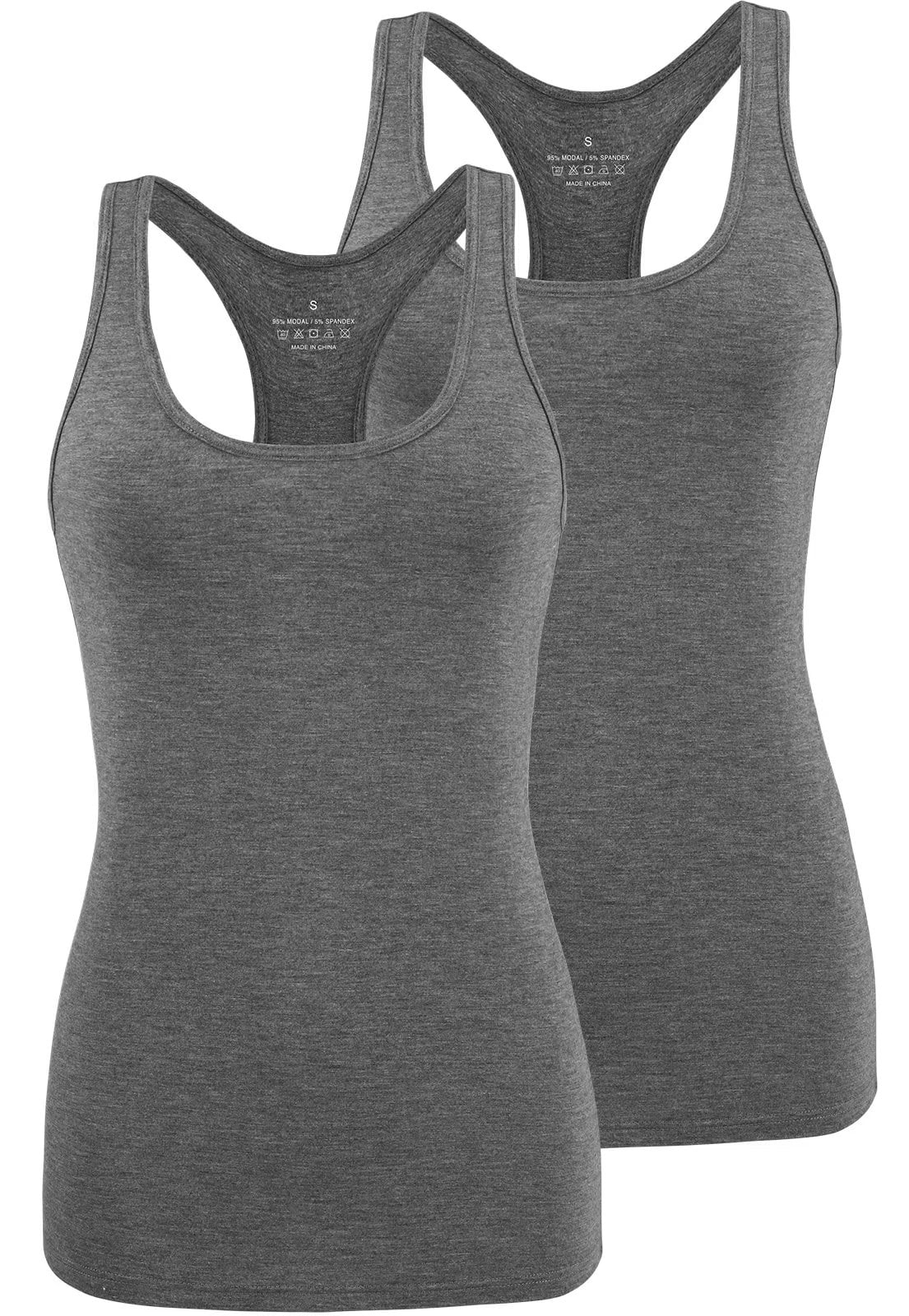 Workout Tank Tops For Women Athletic Yoga Tops Racerback Tanks Gym Exercise Shirts Activewear 2