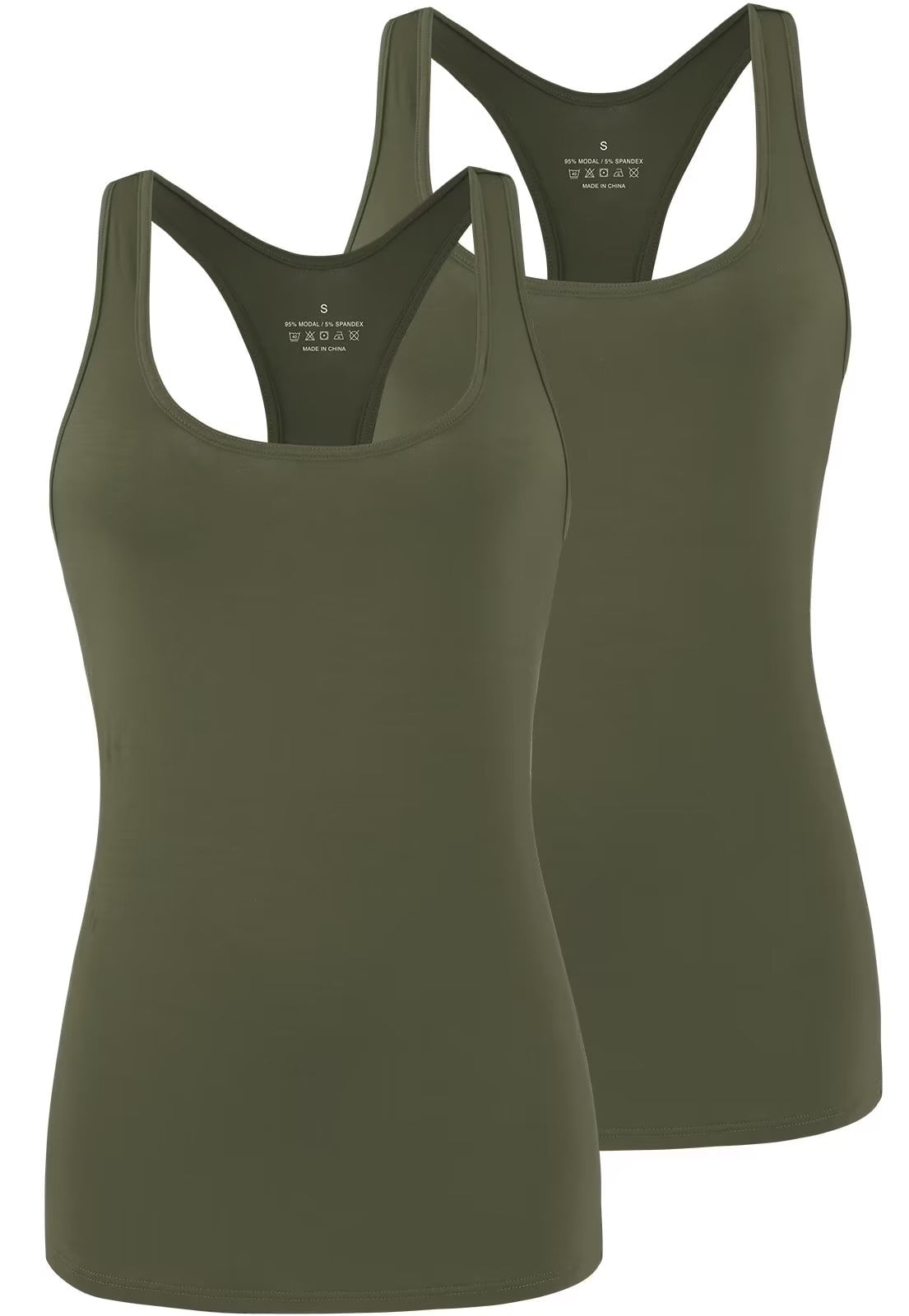 Workout Tank Tops for Women Athletic Yoga Tops Racerback Tanks Gym ...