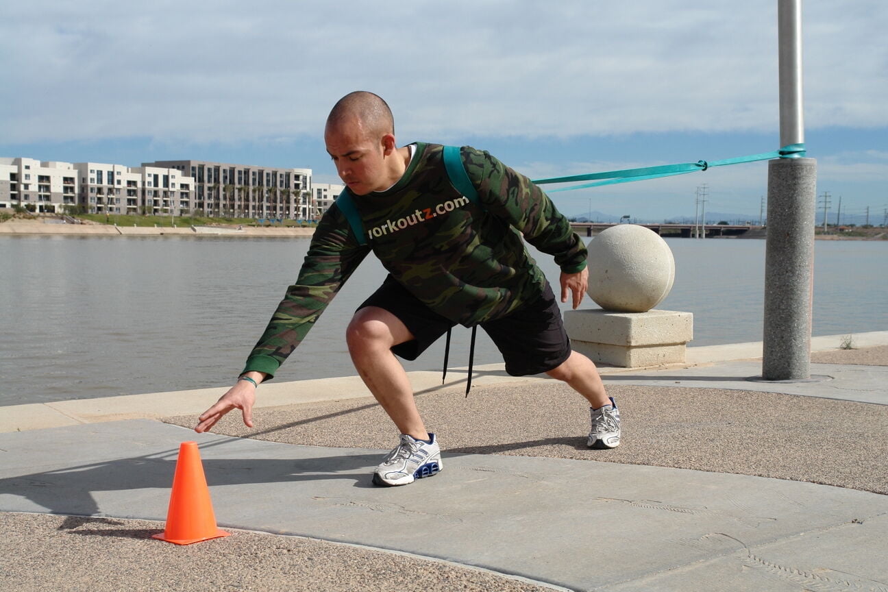 Workoutz 10Ft Sprint Loop Resistance Band For Speed (X Heavy, Black ...