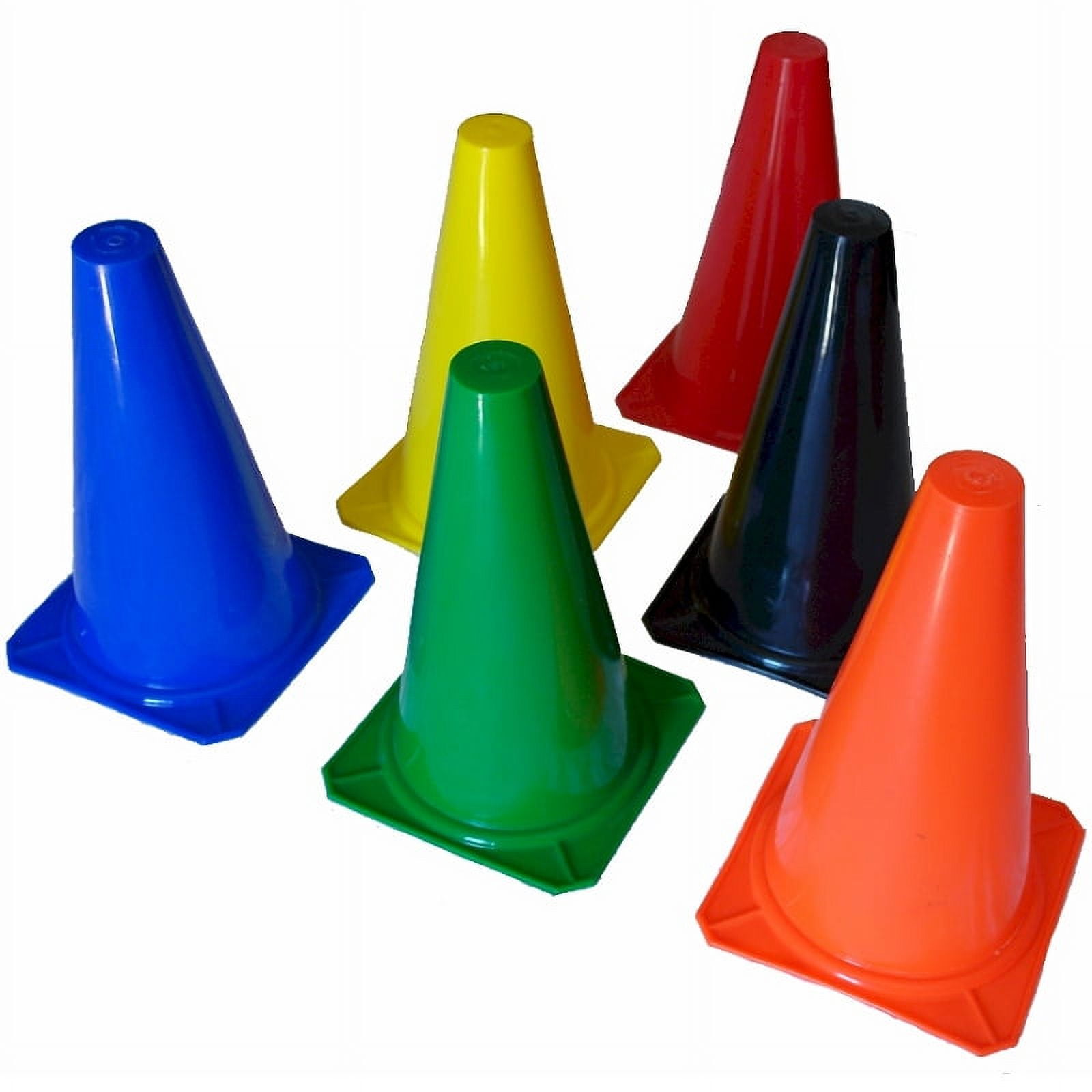 Workoutz 9-Inch Assorted Color Training Cones (1 Dozen) (Purple ...