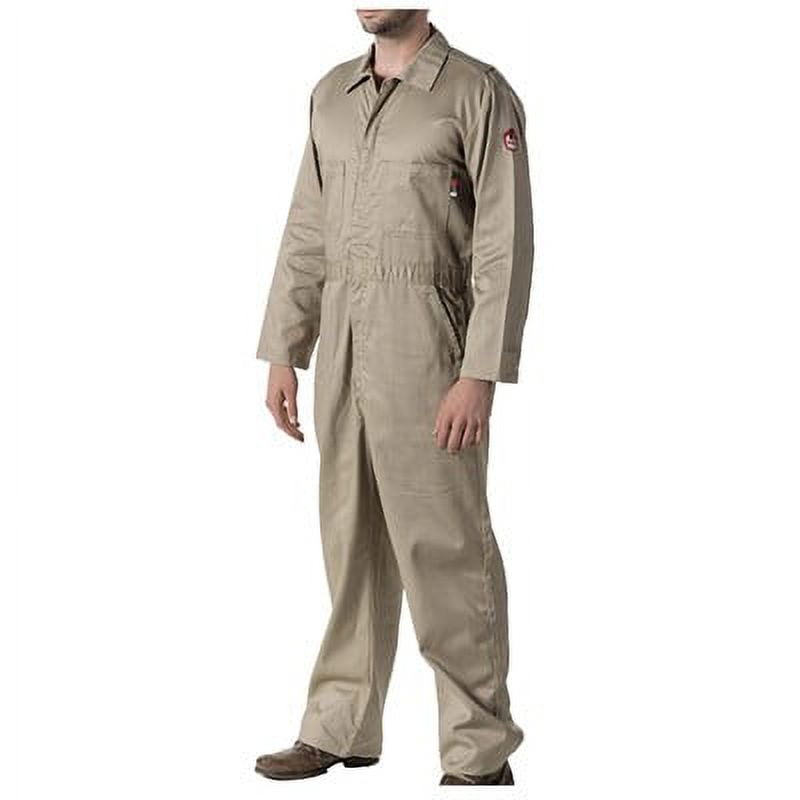 Workrite FR Contractor Coveralls, Khaki, Medium, Regular (2 Units ...