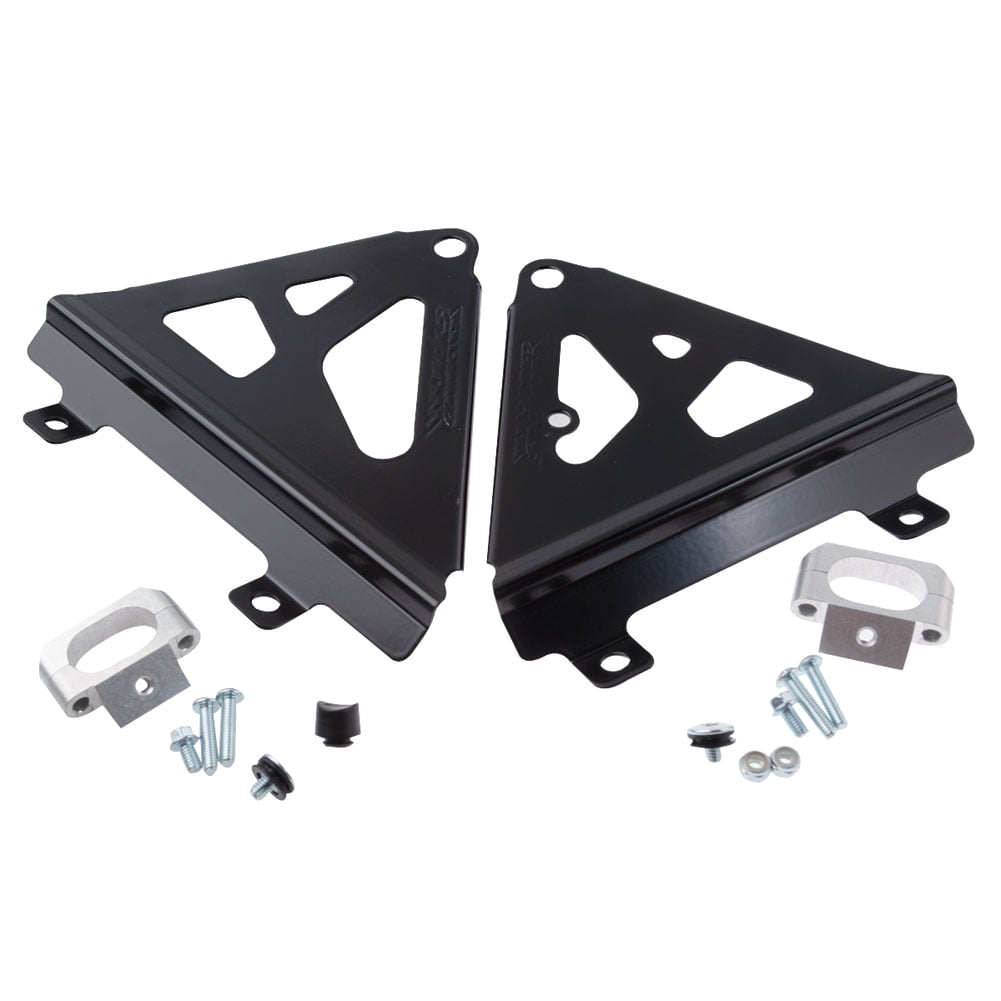 Works Connection Factory Edition Aluminum Radiator Braces Black ...