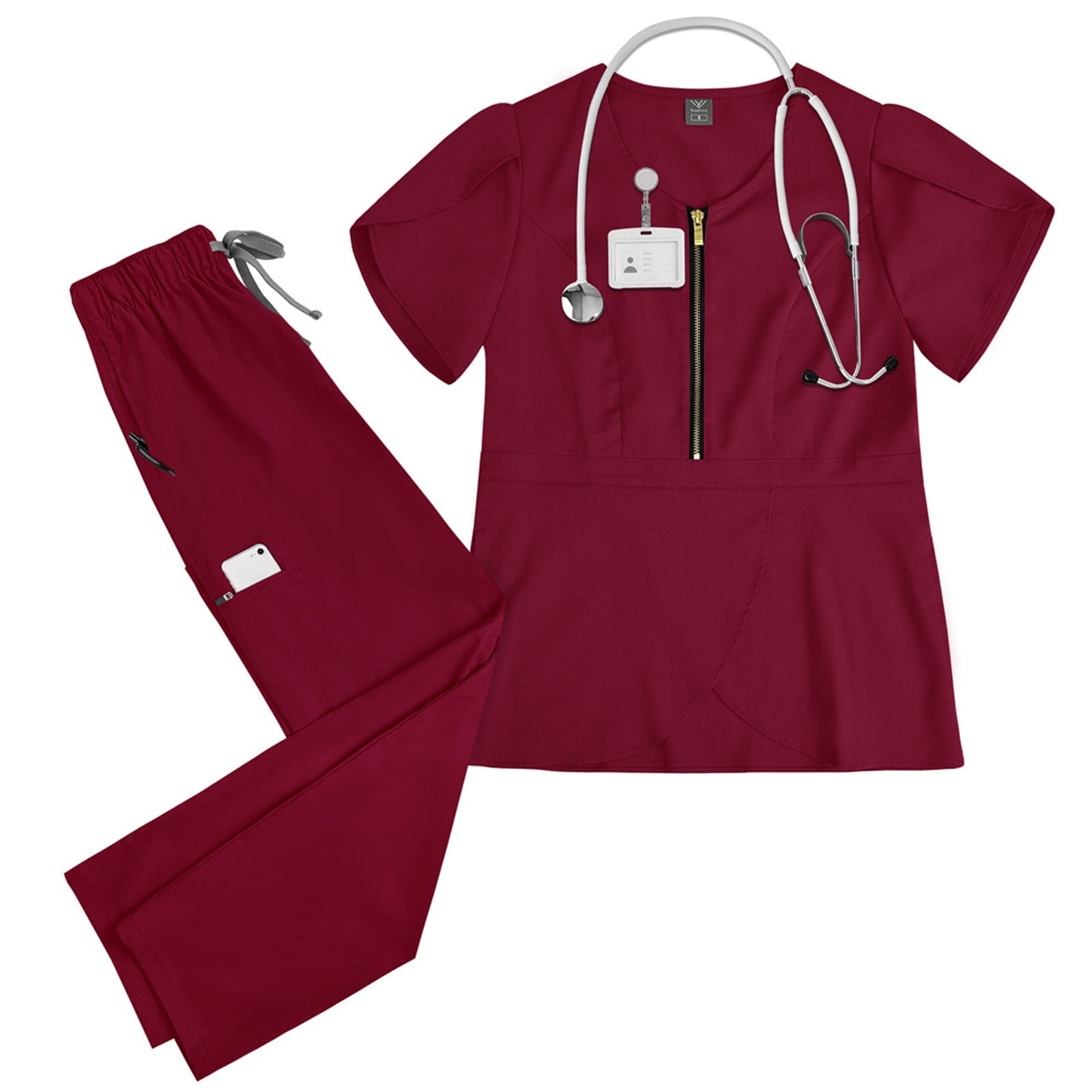 Works Uniforms Clinical Tops Pants Works Doctor Nurse Uniform Nursing ...