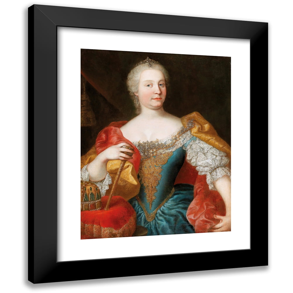 Workshop of Martin van Meytens 15x18 Black Modern Framed Museum Art ...