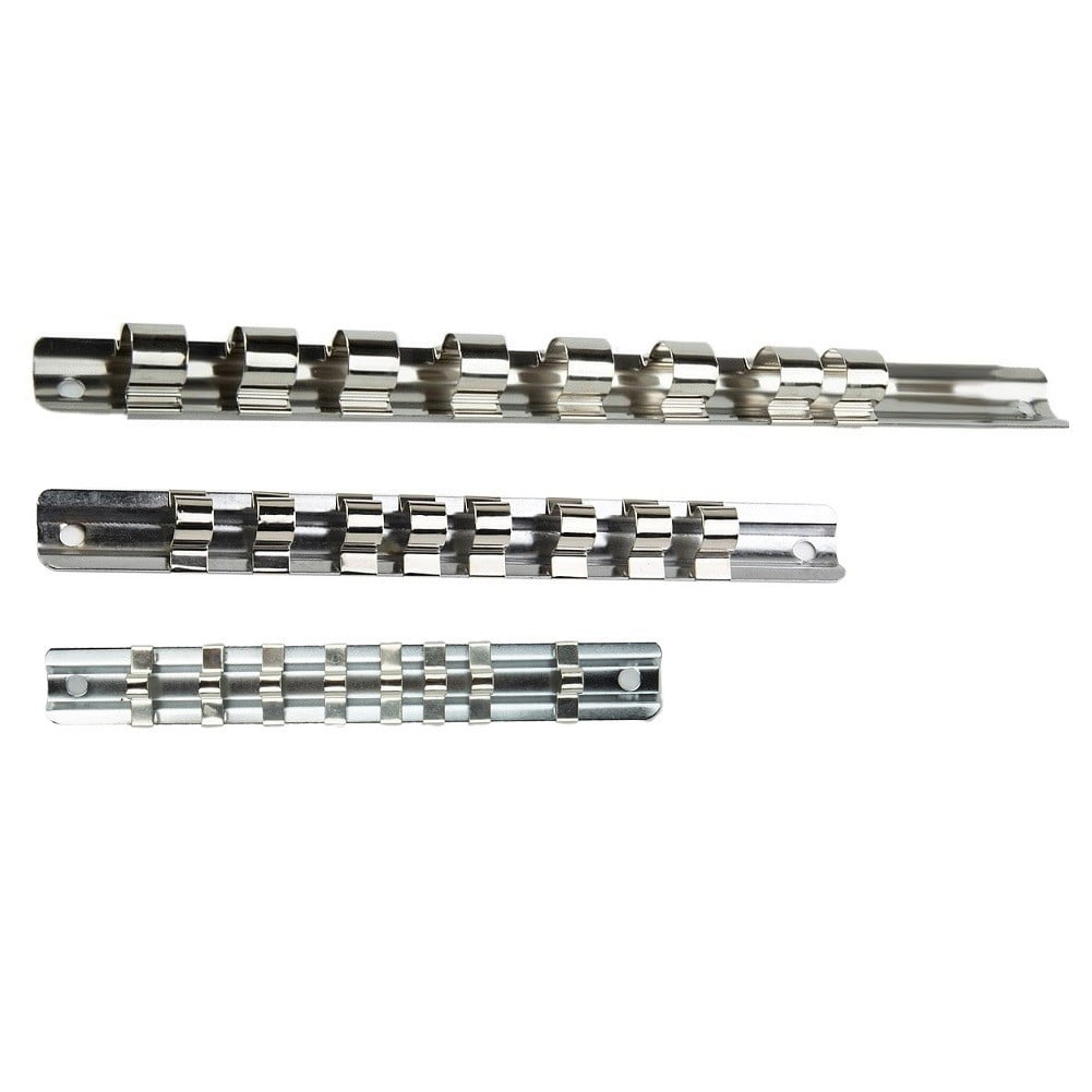 Workshop Tool Socket 3Set Storage Organiser Holder Rack Rail Wall ...