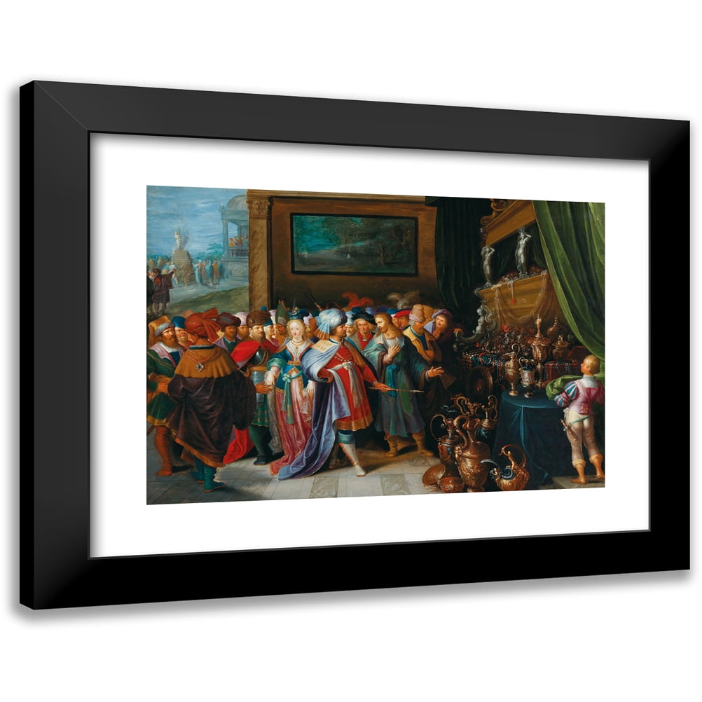 Workshop of Frans Francken the Younger 14x11 Black Modern Framed Museum ...