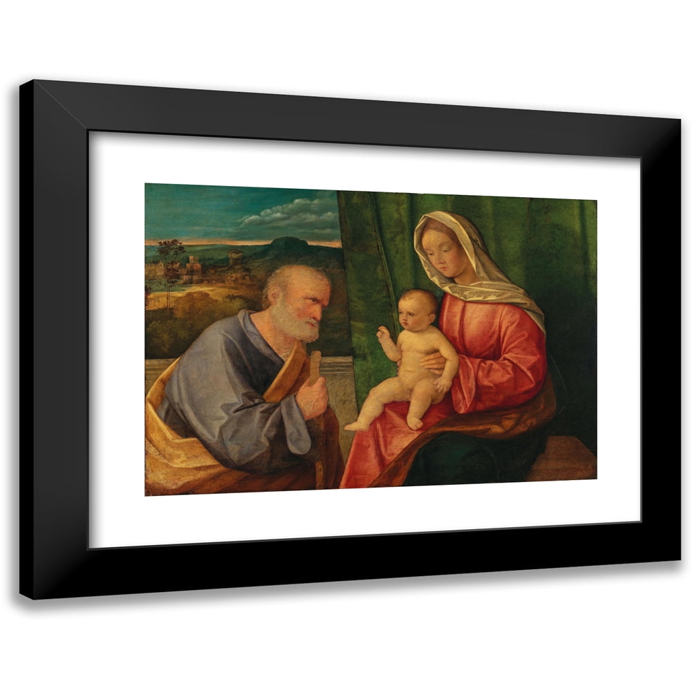 Workshop of Giovanni Bellini 18x14 Black Modern Framed Museum Art Print ...
