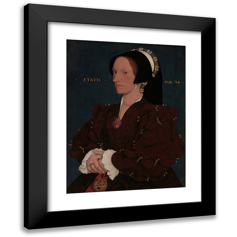 Workshop of Hans Holbein the Younger 15x18 Black Modern Framed Museum ...