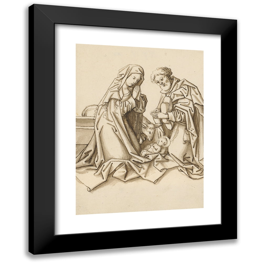 Workshop of Hans Holbein the elder 14x18 Black Modern Framed Museum Art ...