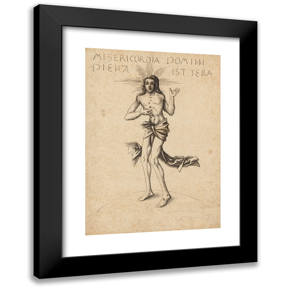 Workshop of Hans Holbein the elder 14x18 Black Modern Framed Museum Art ...