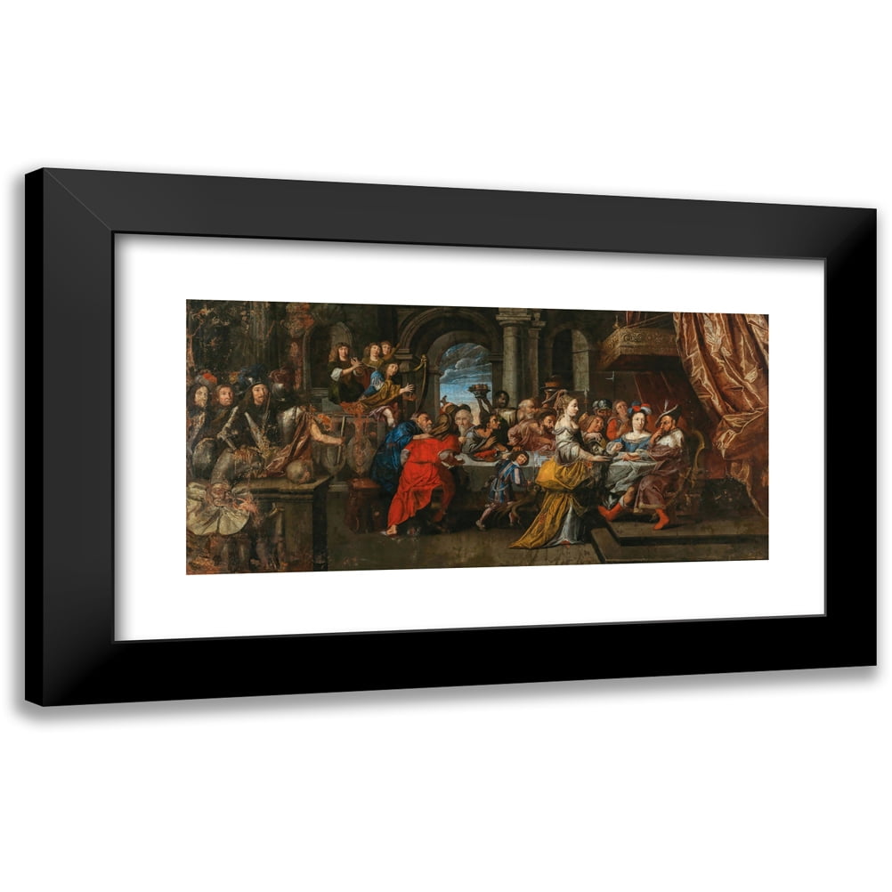 Workshop of Isaac Isaacsz. 18x11 Black Modern Framed Museum Art Print ...