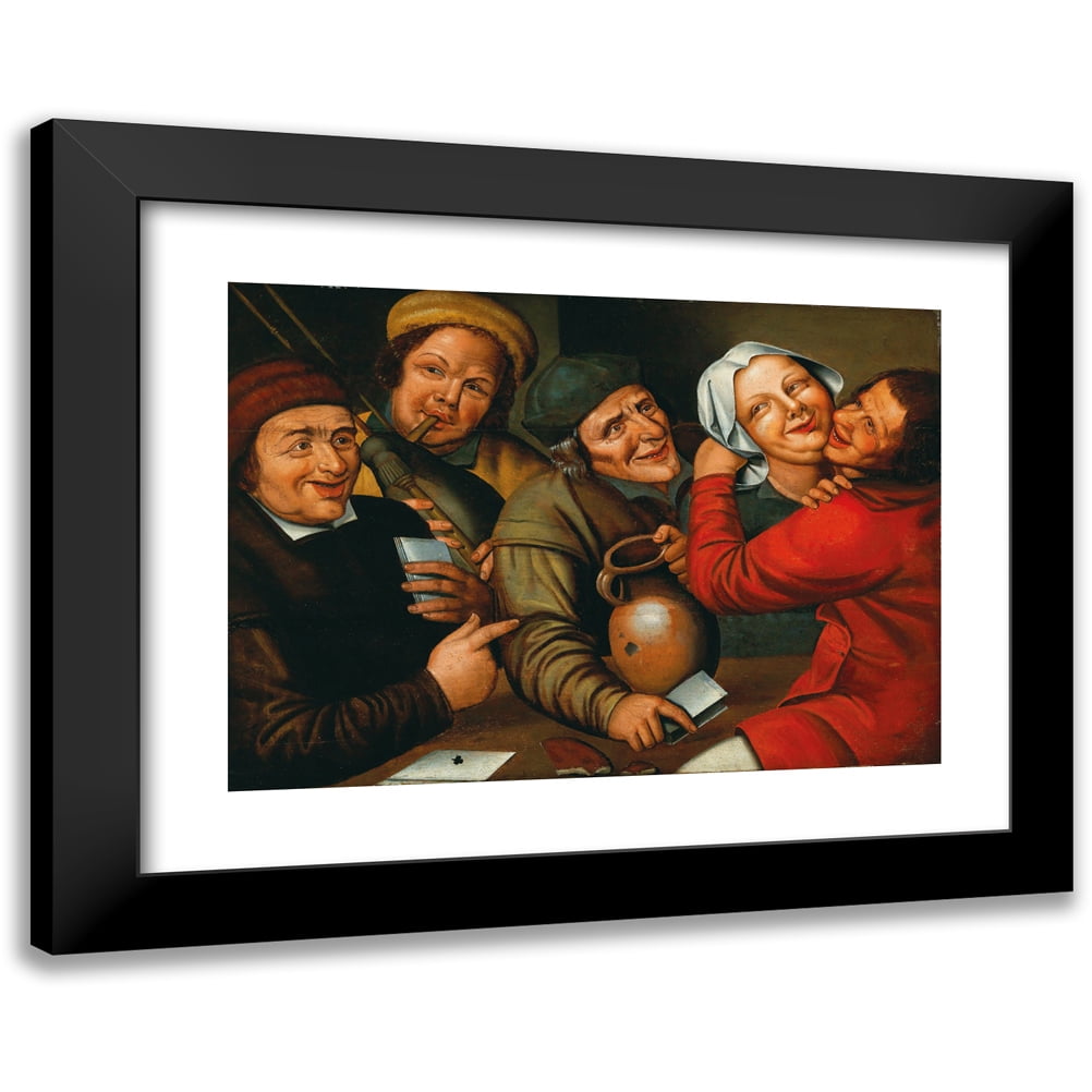 Workshop of Jan Massys 14x11 Black Modern Framed Museum Art Print ...