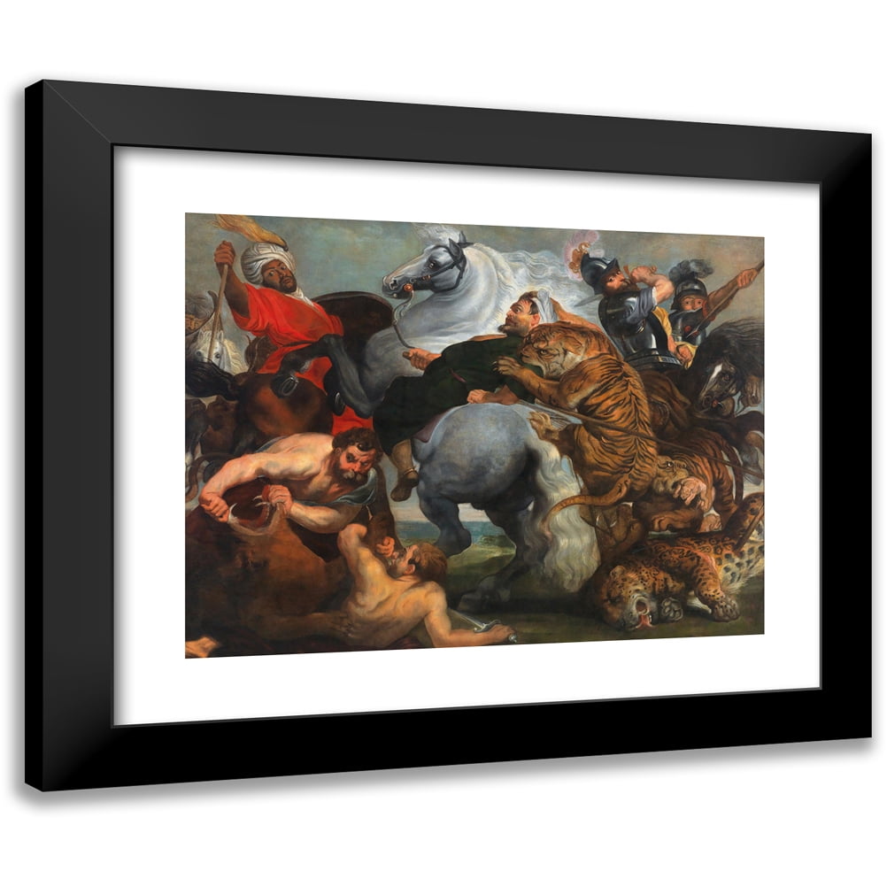 Workshop of Peter Paul Rubens 14x12 Black Modern Framed Museum Art ...