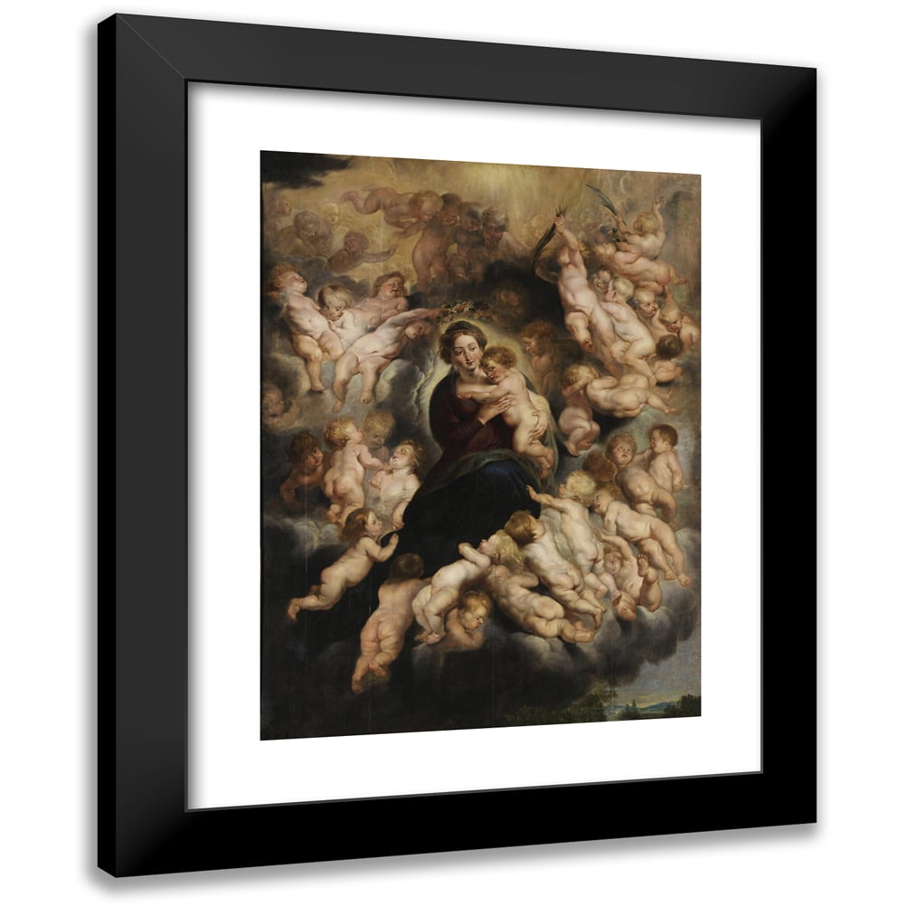 Workshop of Peter Paul Rubens 14x18 Black Modern Framed Museum Art ...