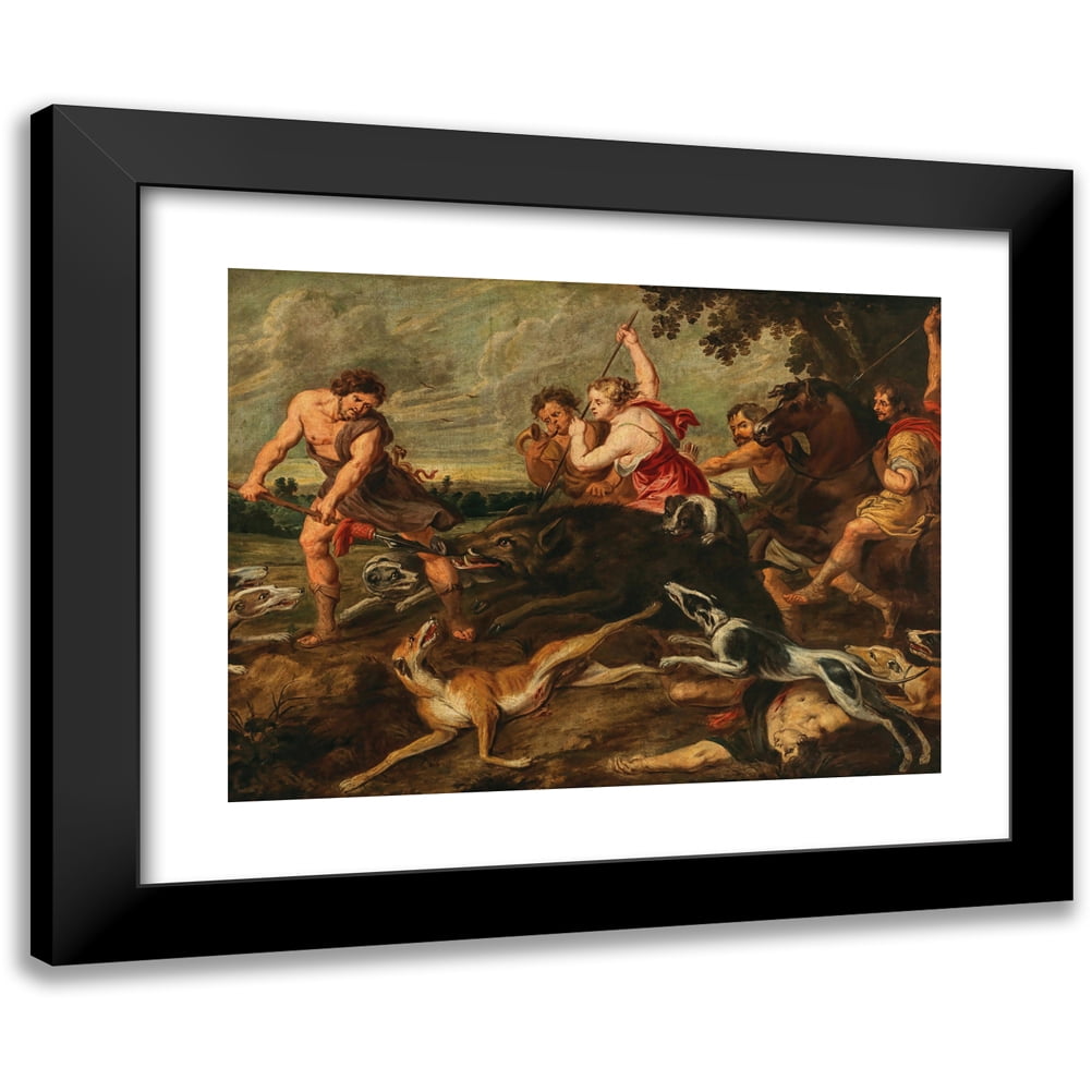 Workshop of Peter Paul Rubens 24x19 Black Modern Framed Museum Art ...