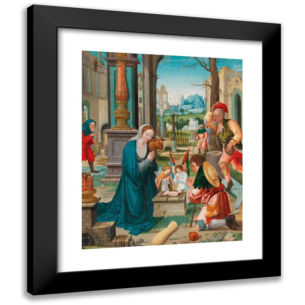Workshop of Pieter Coecke van Aelst 12x14 Black Modern Framed Museum Art Print Titled - The ...