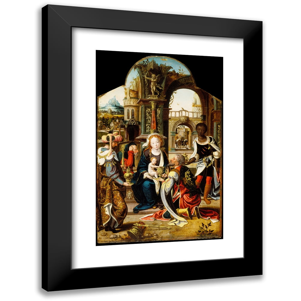 Workshop of Pieter Coecke van Aelst 17x24 Black Modern Framed Museum Art Print Titled - The ...
