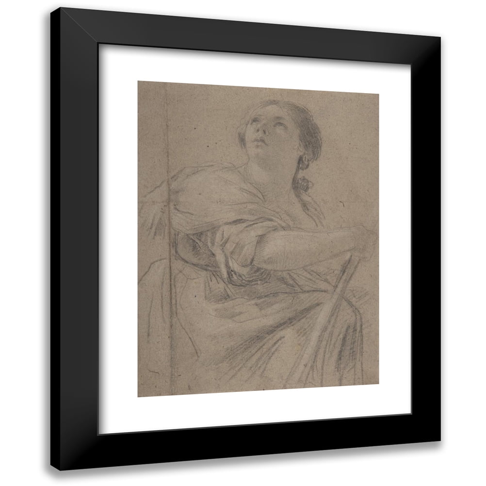 Workshop of Simon Vouet 14x18 Black Modern Framed Museum Art Print ...